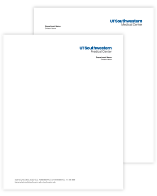 Stationery and Print | UT Southwestern Medical Center